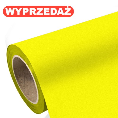 Folia Flock Żółta | Cienka 300mic | Ploterowa | Dystrybutor | API.PL